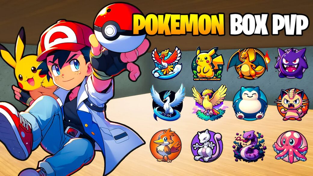⚡ Pokemon Box PvP 📦 [ doog ] – Fortnite Creative Map Code