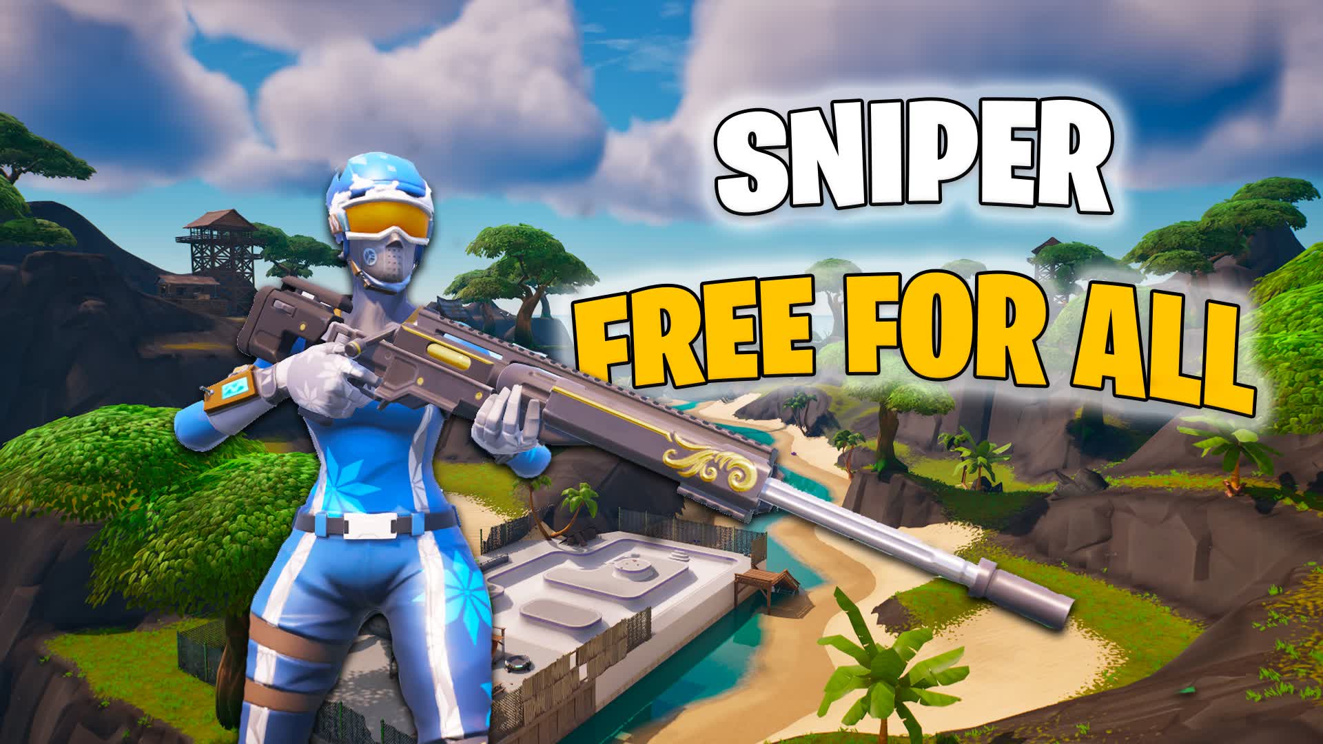 SNIPER ONE SHOT 🎯 [ALL SNIPER] [ smi996 ] – Fortnite Creative Map Code