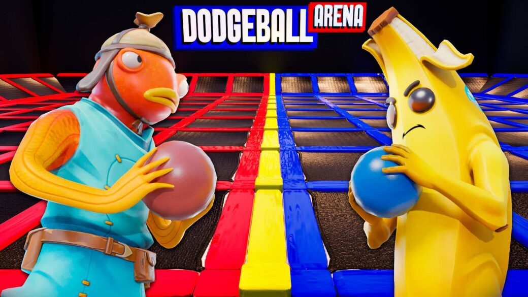 THE DODGEBALL ARENA 🔵🔴 [ fade3 ] – Fortnite Creative Map Code