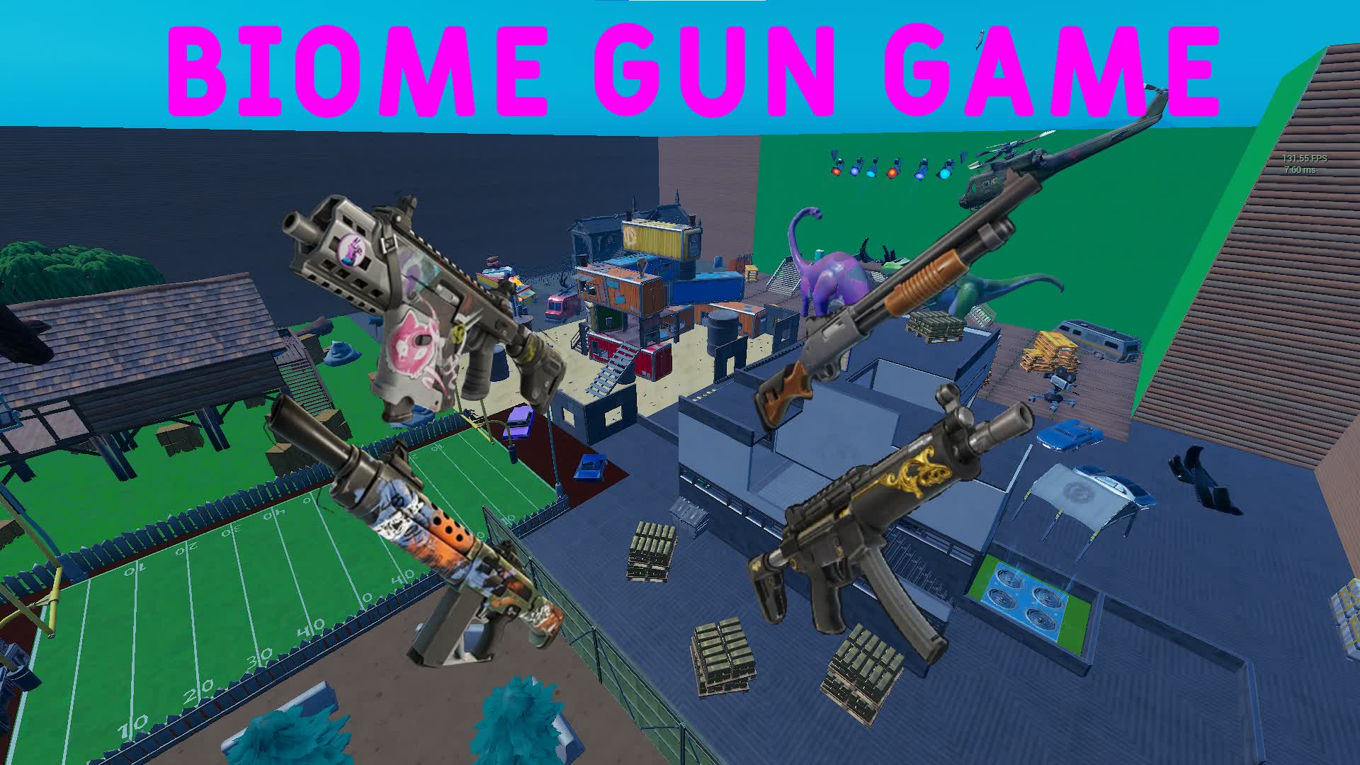 Biome Gun Game-BEST MAP [ jg9 ] – Fortnite Creative Map Code