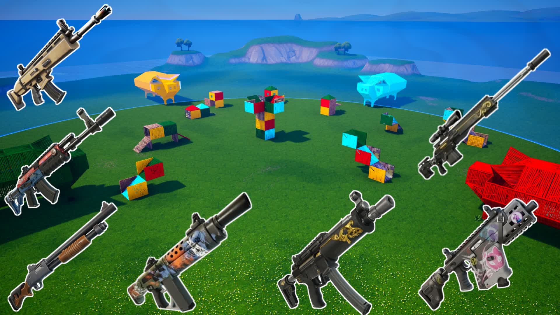 🐖PIGGY WARS 🐷 *CH5 WEAPONS* [ d8mag ] – Fortnite Creative Map Code