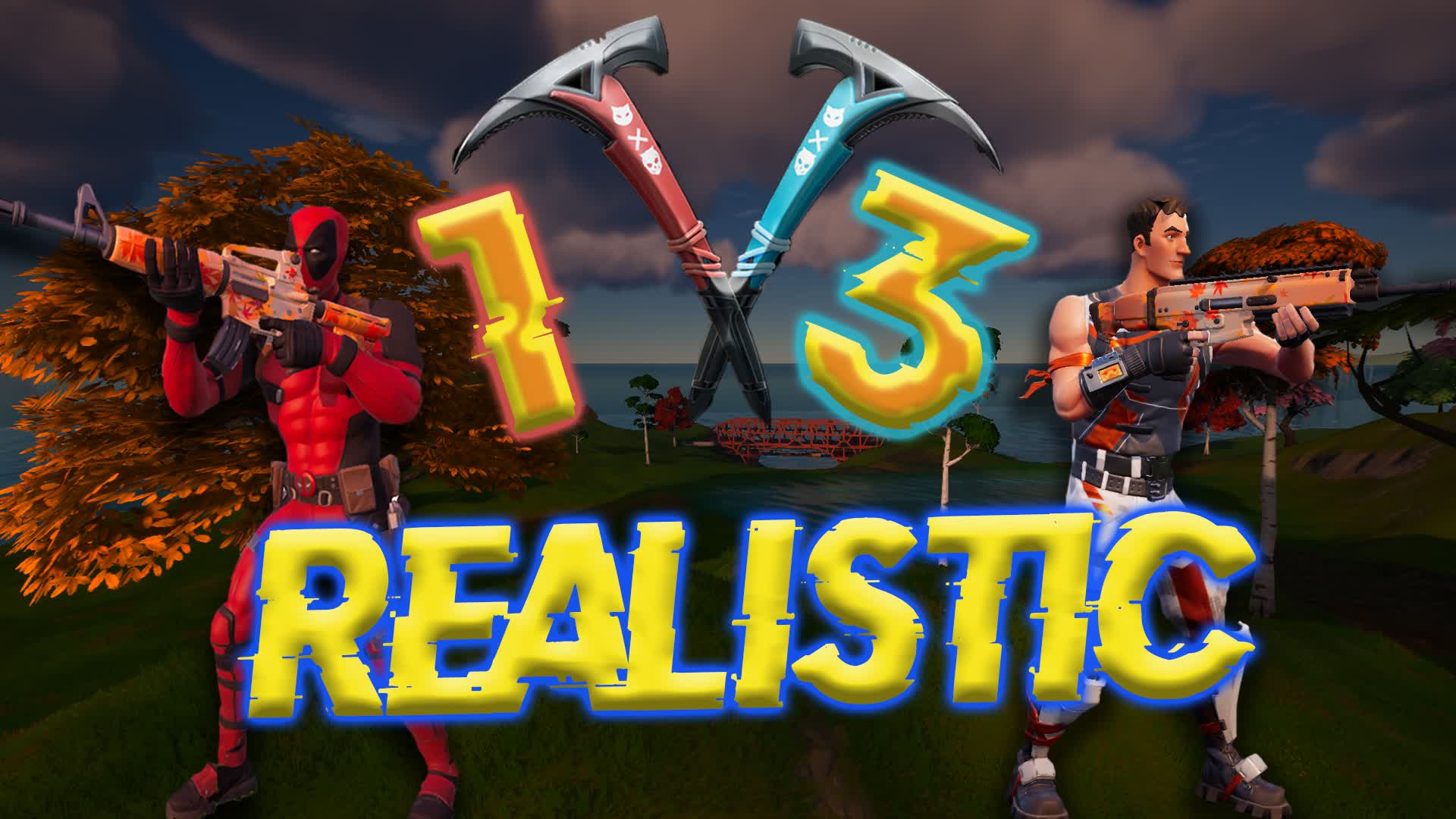 Realistic 1v3 Clutch Blitz [ swork1 ] – Fortnite Creative Map Code