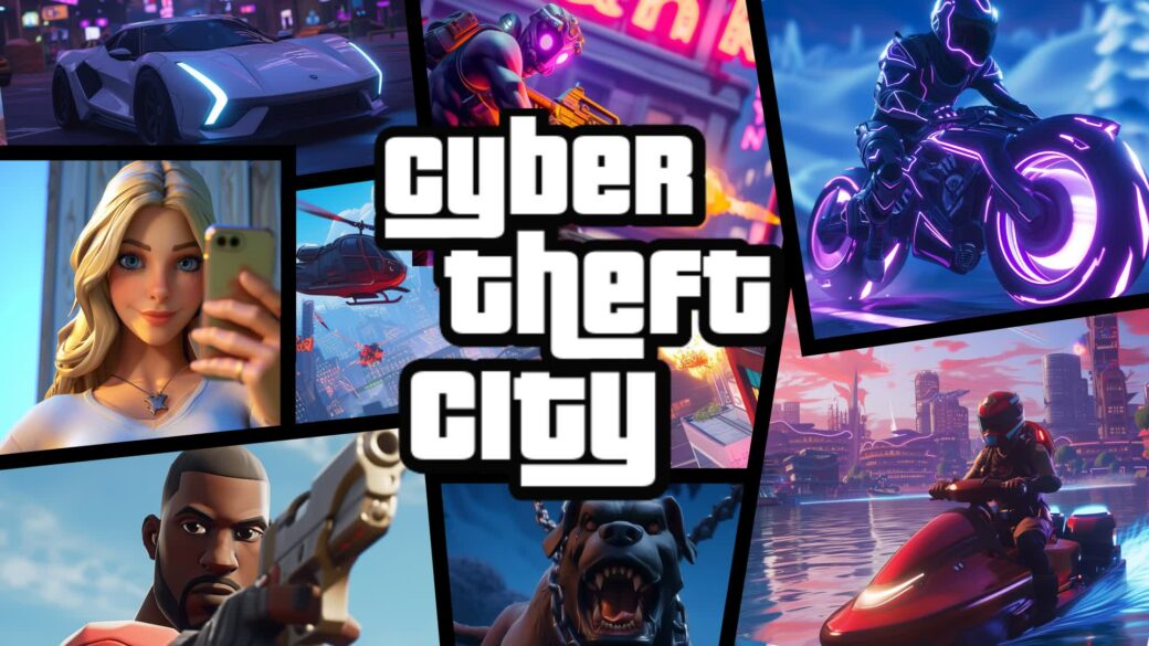 🚨 Cyber Theft City 🏙️ RP / FFA 🚓 [ kantos ] – Fortnite Creative Map Code