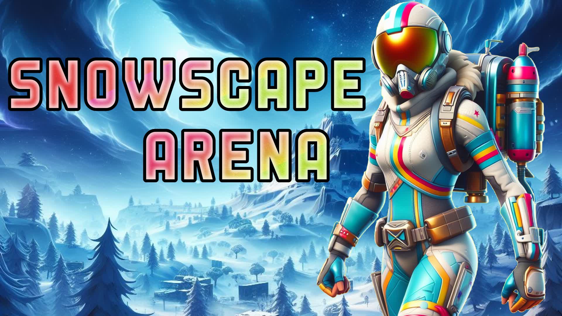 Snowscape Arena [ rhakys ] – Fortnite Creative Map Code