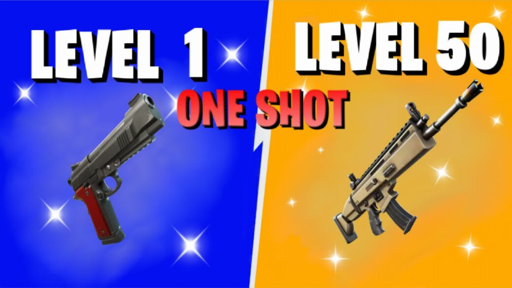 🏝️The ONE SHOT Island Gun Game 🏝️ [ groundup ] – Fortnite Creative Map Code