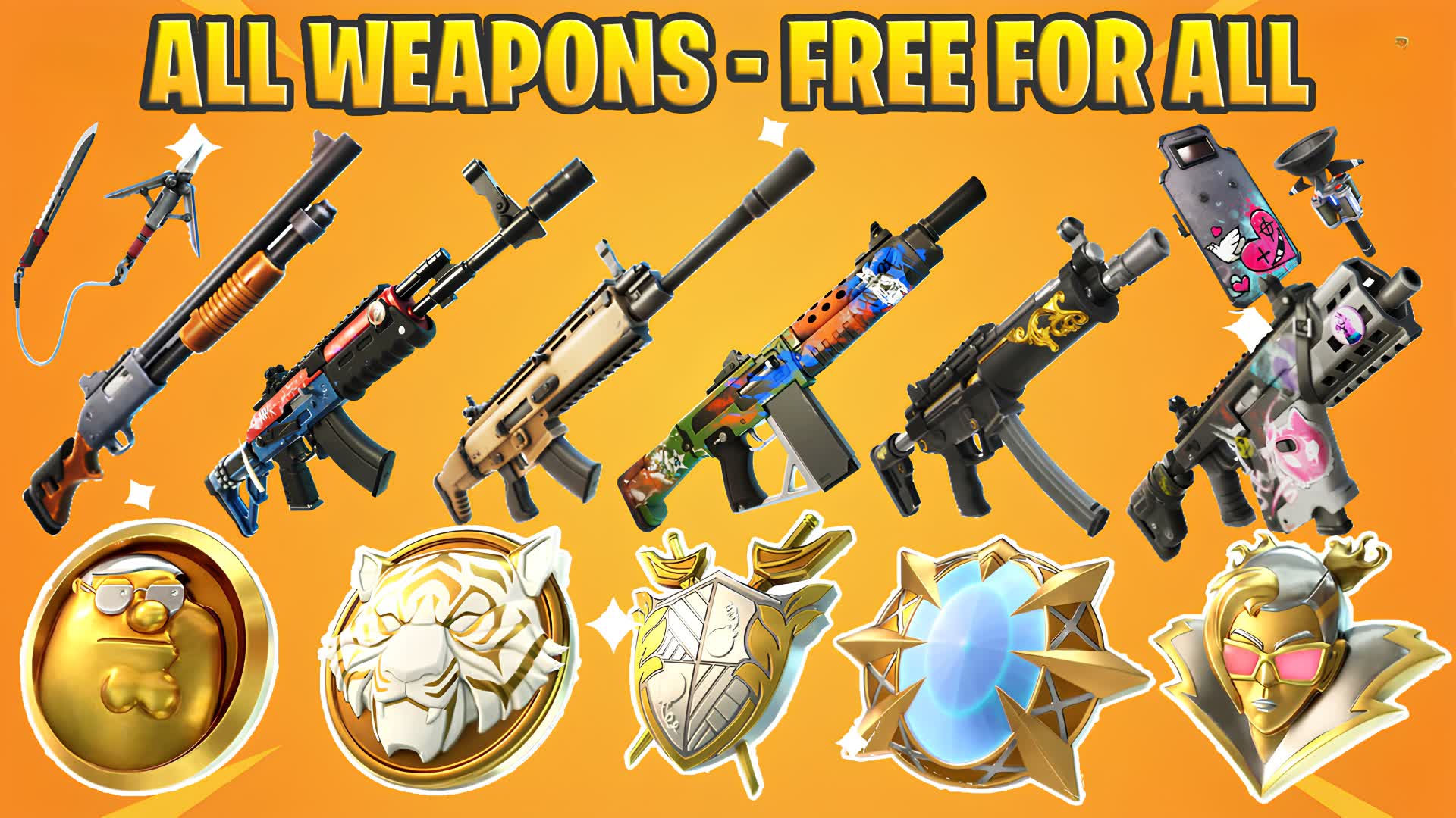 THE PIT CHAPTER 5 WEAPONS & VEHICLES [ toliets ] – Fortnite Creative ...