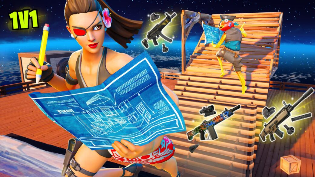 SIMPLE 1V1 BUILD FIGHTS! ⭐ [ bestt ] – Fortnite Creative Map Code
