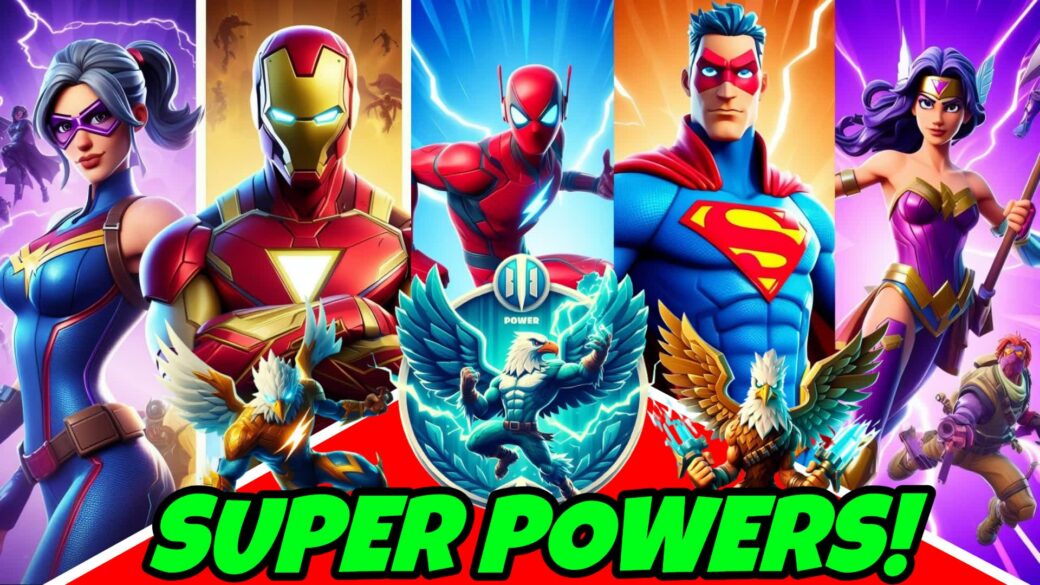 💥SUPERHERO POWERS FFA!💫 [ oshvenmaps ] – Fortnite Creative Map Code