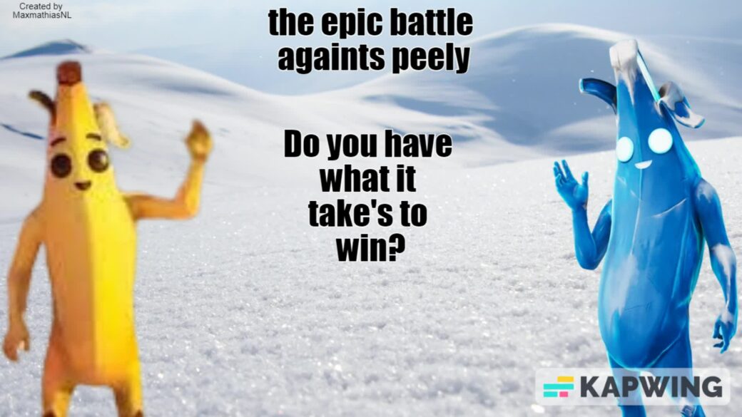Peely vs ice peely [ maxmathiasnl ] – Fortnite Creative Map Code