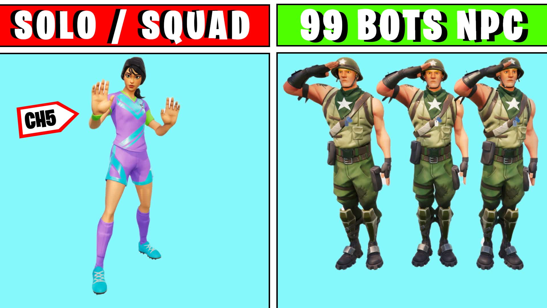 99 BOTS CHAPTER 5 BOTS BATTLE ROYALE [ hackerpirate ] – Fortnite ...