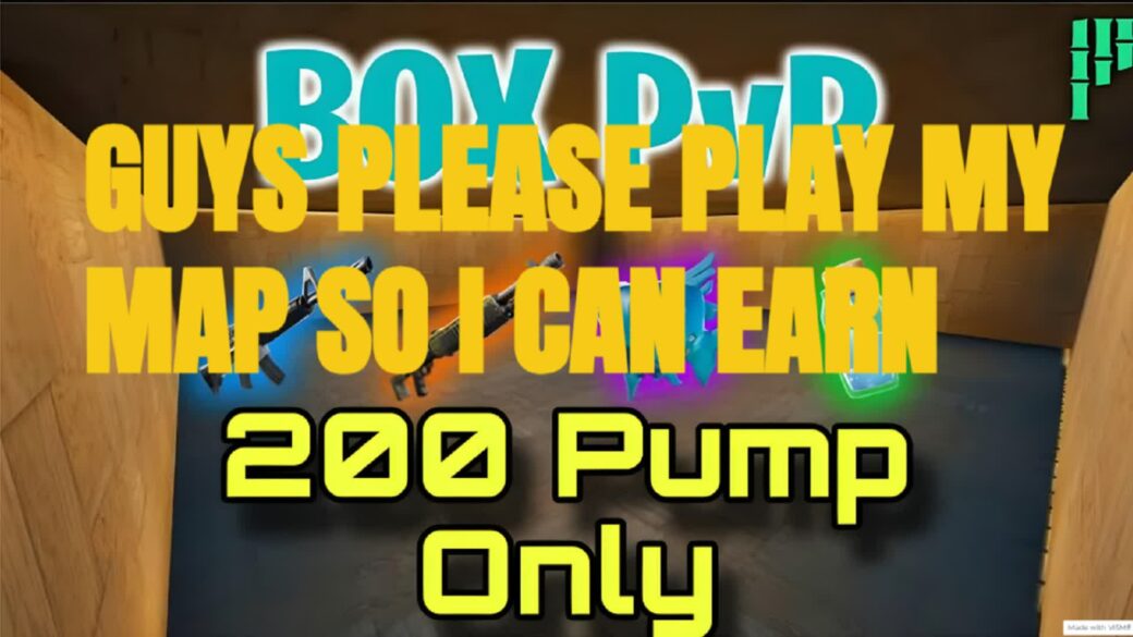 📦200 PUMP ONLY BOX FIGHT📦 [ charlie_436 ] – Fortnite Creative Map Code