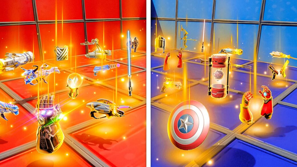 ⭐MYTHIC RED VS BLUE🚀 [ mapsos ] – Fortnite Creative Map Code