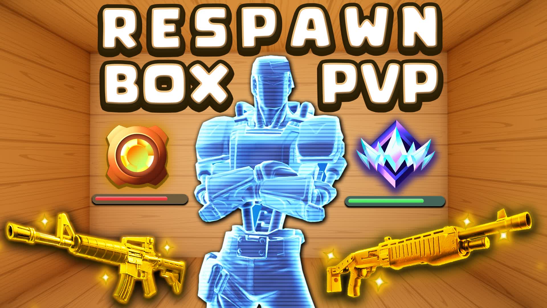RESPAWN BOX PVP 📦 [ nicks ] – Fortnite Creative Map Code