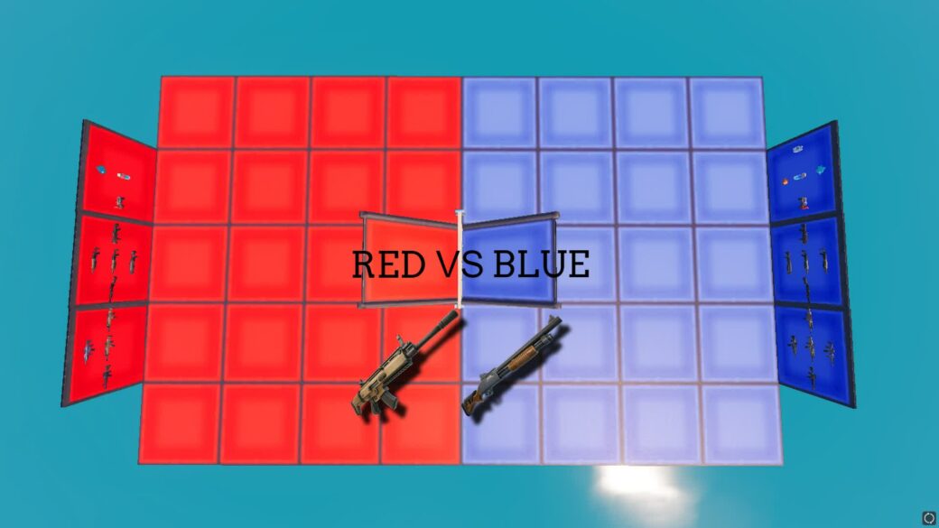 RED VS BLUE 1V1 [ doctor9x ] – Fortnite Creative Map Code