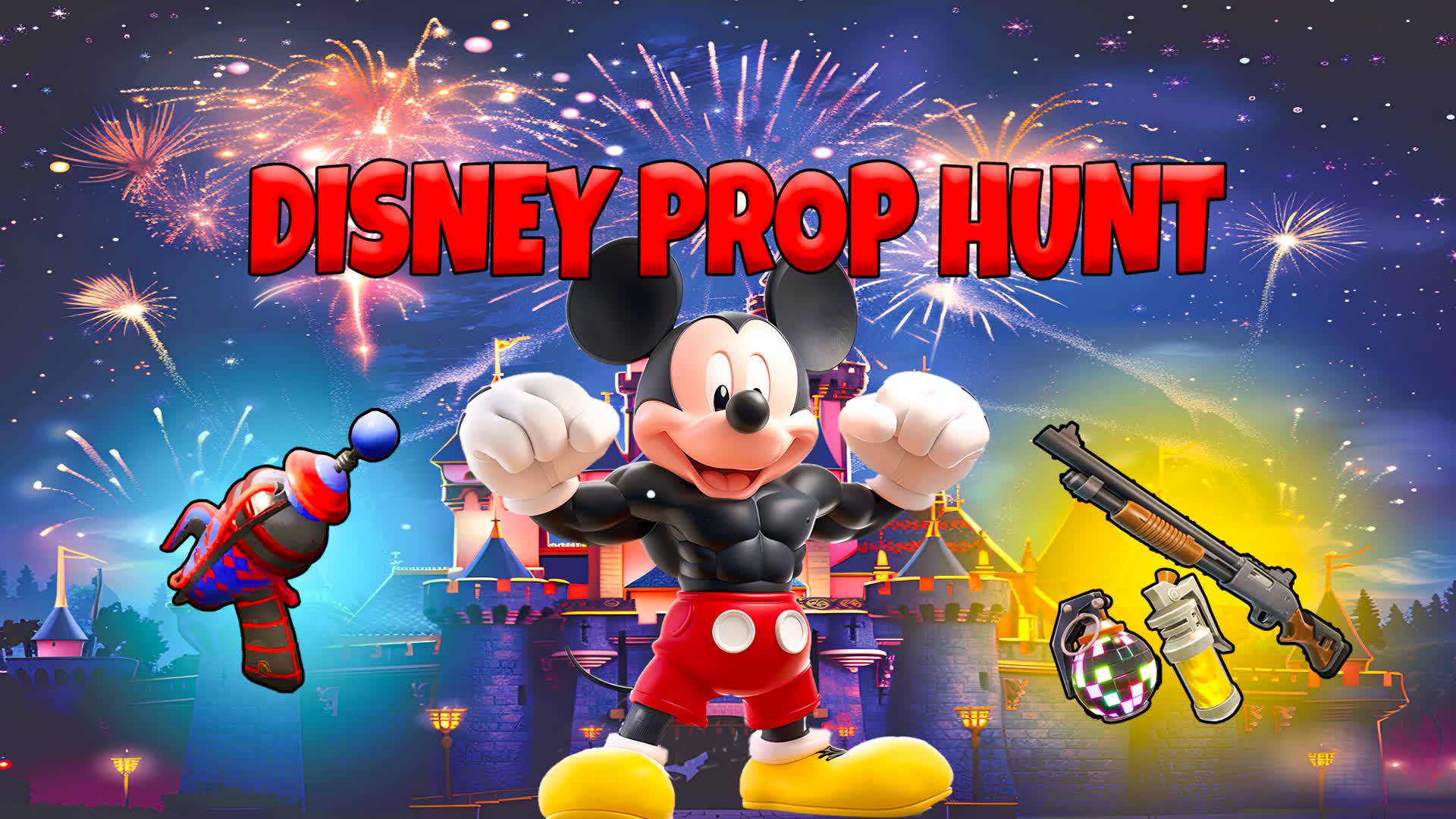 Disney Prop Hunt 🔎 [ craftofbattle ] – Fortnite Creative Map Code