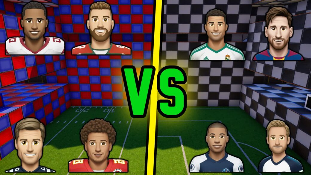 🥅 FOOTBALL VS FOOTBALL 🏈 [ fortnitedaddy ] – Fortnite Creative Map Code