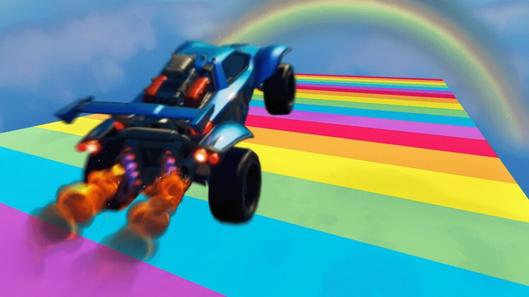 ULTIMATE RAINBOW RAMP🌈 [ realjacuzzi ] – Fortnite Creative Map Code