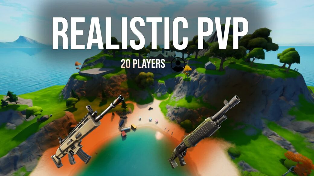 Realistic PVP | 20 players [ troxy ] – Fortnite Creative Map Code