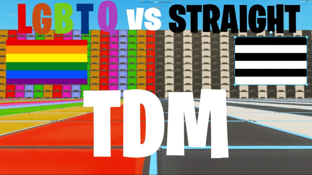 Crazy Straight vs LGBTQ TDM [ lion_cc ] – Fortnite Creative Map Code