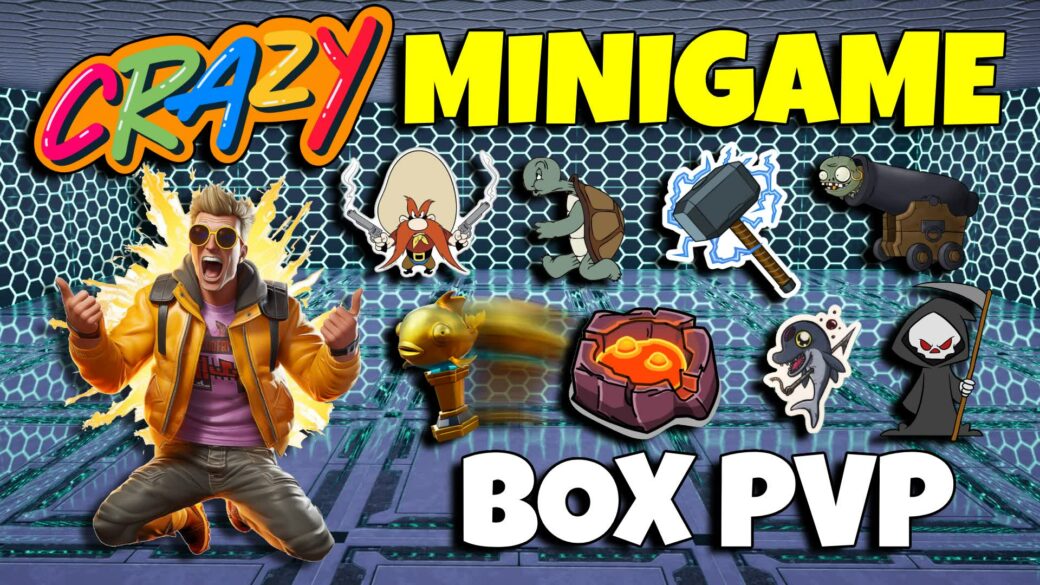🤪CRAZY Minigame Box PvP📦 [ ibuildmaps ] – Fortnite Creative Map Code