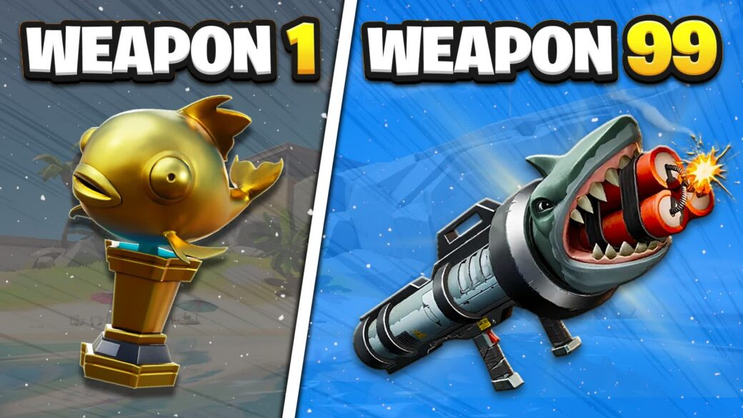 🦈 THE SHARK GUN GAME 🦈ONE SHOT 🦈 [ supboi ] – Fortnite Creative Map Code