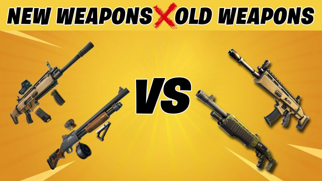NEW WEAPONS vs OLD WEAPONS [ izybjorn ] – Fortnite Creative Map Code