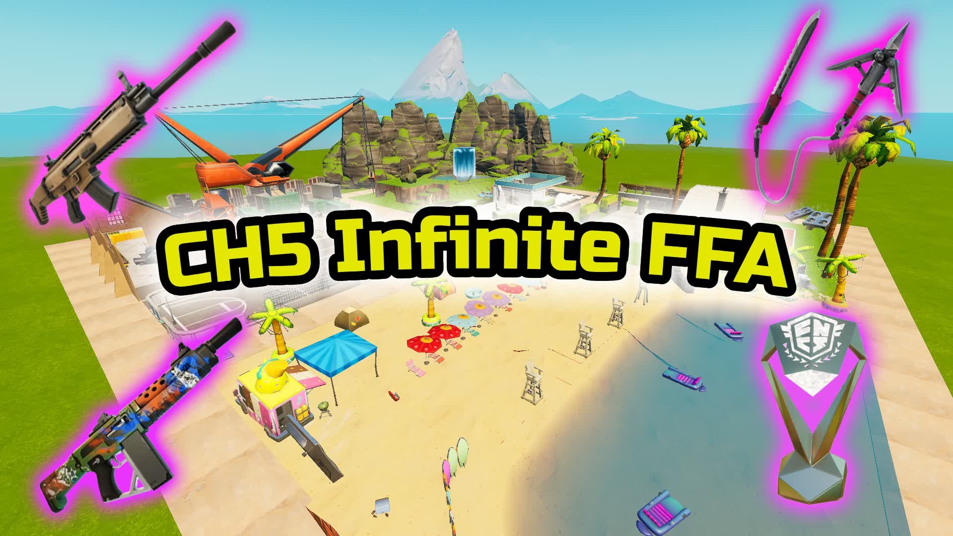 CH5 INFINITE FFA 💯 [ itsclipz ] – Fortnite Creative Map Code