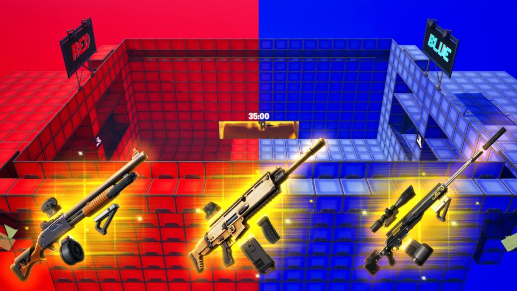 SUPER CRAZZZY PURPLE VS BLUE 🟦🟪 [ skalman ] – Fortnite Creative Map Code