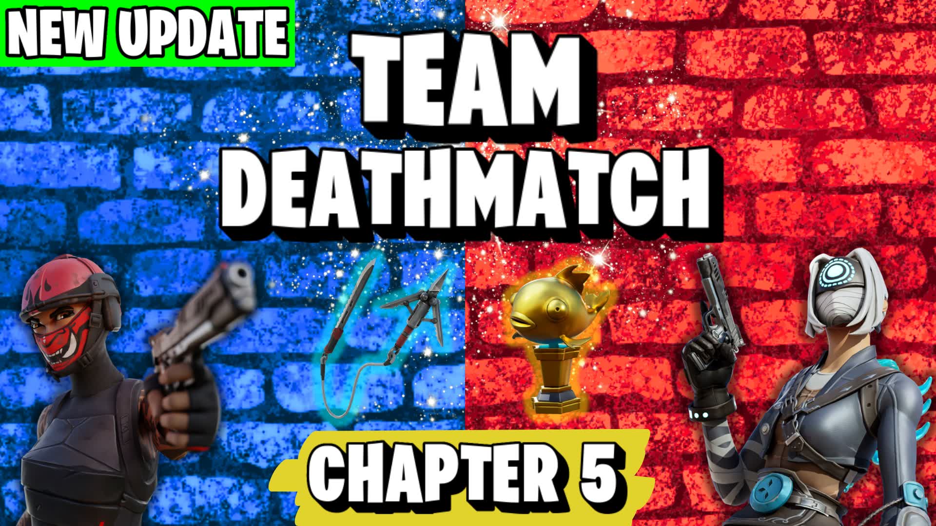 ULTRA RED VS BLUE 4 VS 4 🔴🔵 [ reblanc ] – Fortnite Creative Map Code