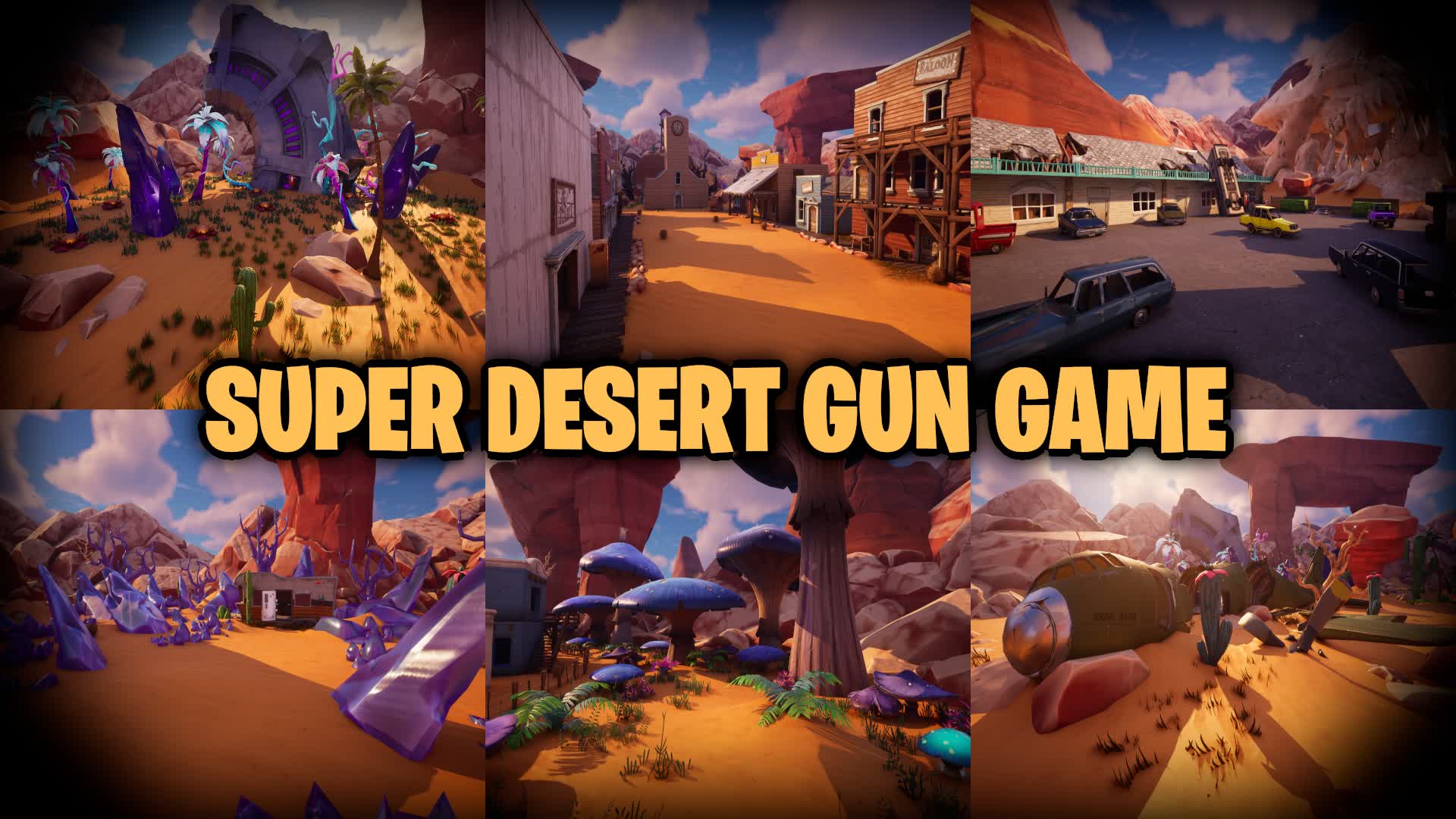 🌵 Super Desert Gun Game 🌵 [ crimtanefn ] – Fortnite Creative Map Code