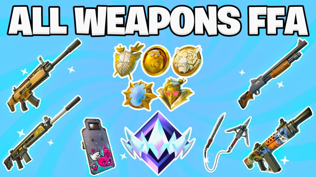 🏆CH 5 FFA - ALL WEAPONS💥 [ zcm ] – Fortnite Creative Map Code