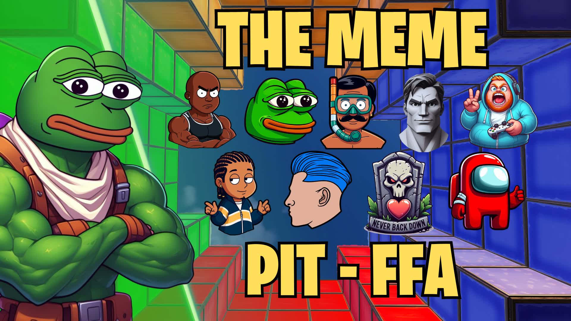 MEME PIT - FREE FOR ALL [ smuti ] – Fortnite Creative Map Code