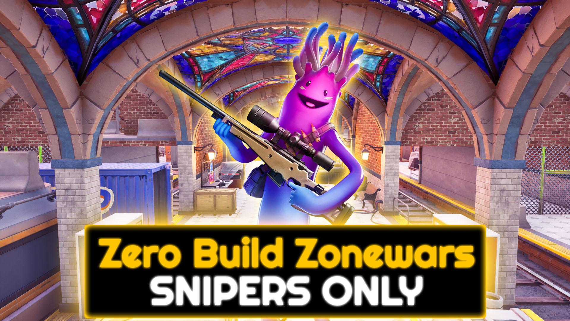 🎯Zero Build Zonewars SNIPERS ONLY [ Smurff ] – Fortnite Creative Map Code
