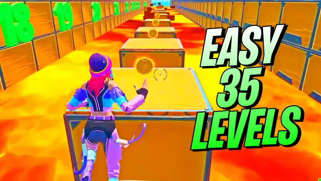 EASY OBBY DEATHRUN 35 LEVELS [ nottry1p ] – Fortnite Creative Map Code
