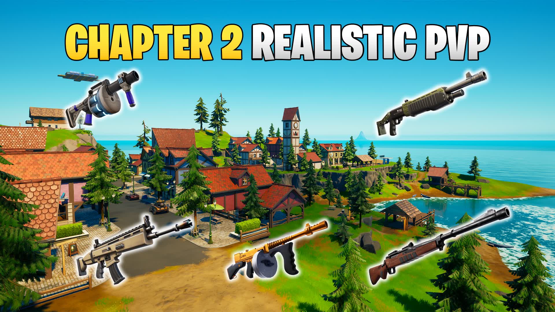 Misty Meadows Realistic PvP [ yngmost3r ] – Fortnite Creative Map Code