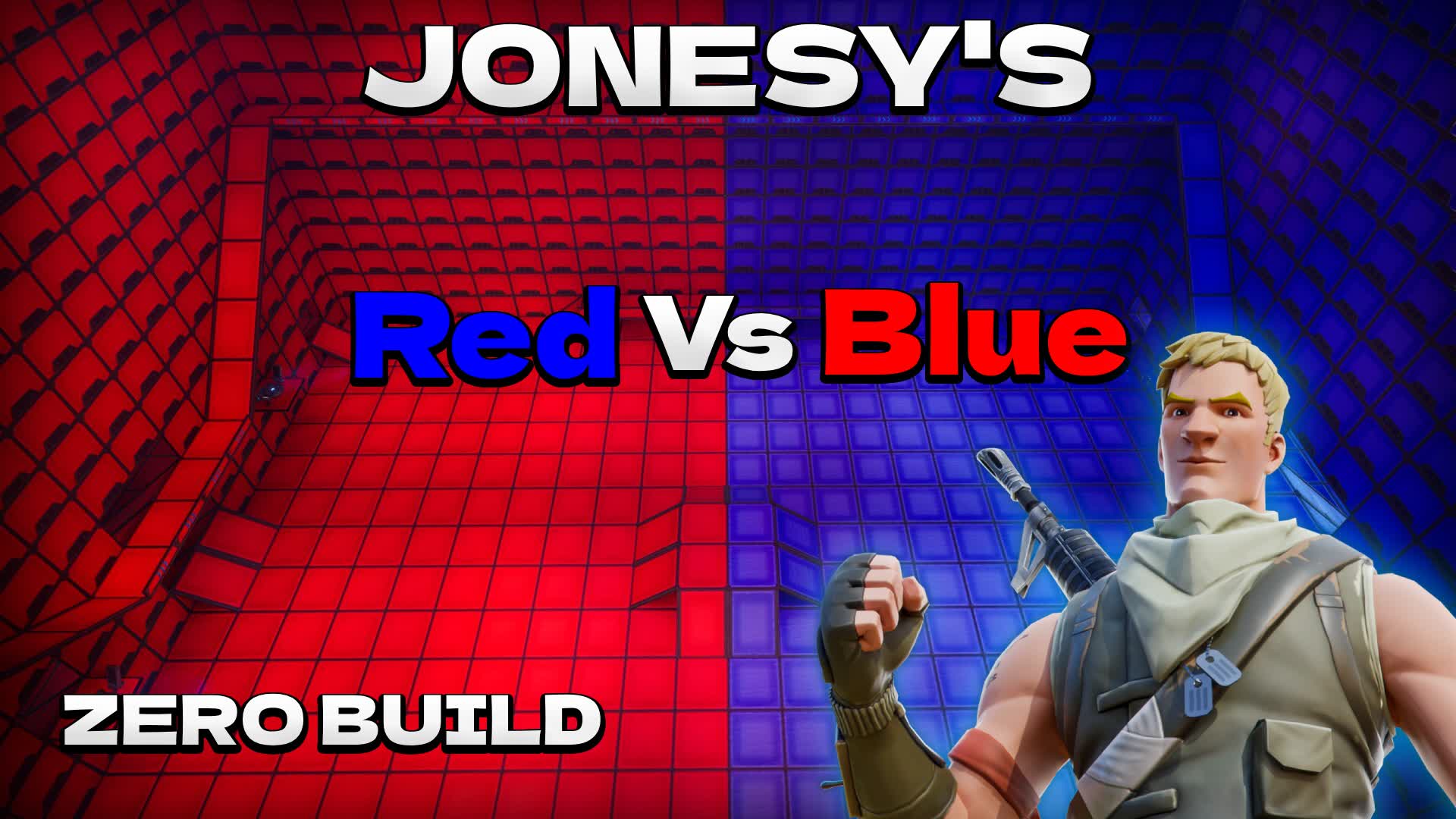 🔴JONESY'S SUPER RED VS BLUE-ZERO BUILD [ jeffd ] – Fortnite Creative ...