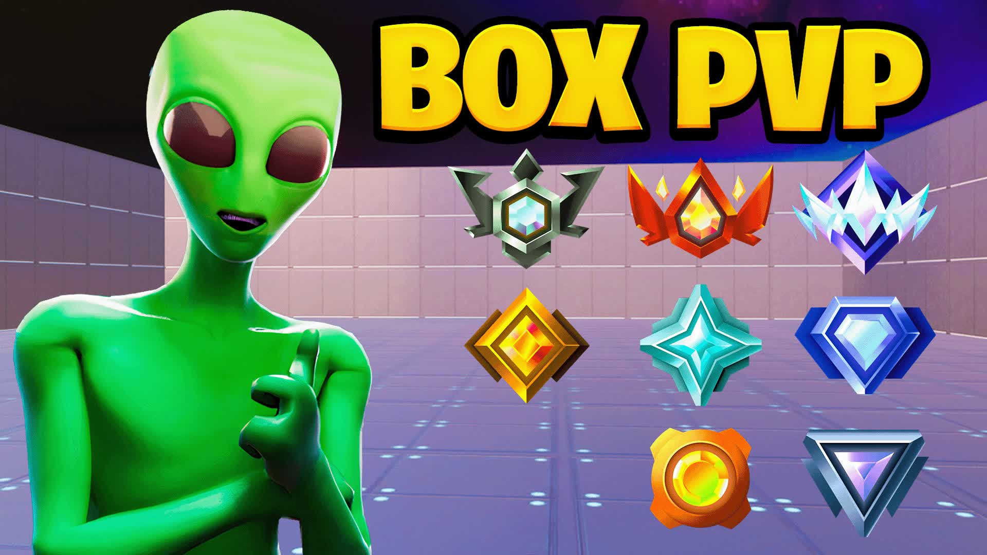 SPACE BOX PVP RANKED 📦 [ queengiorgia ] – Fortnite Creative Map Code