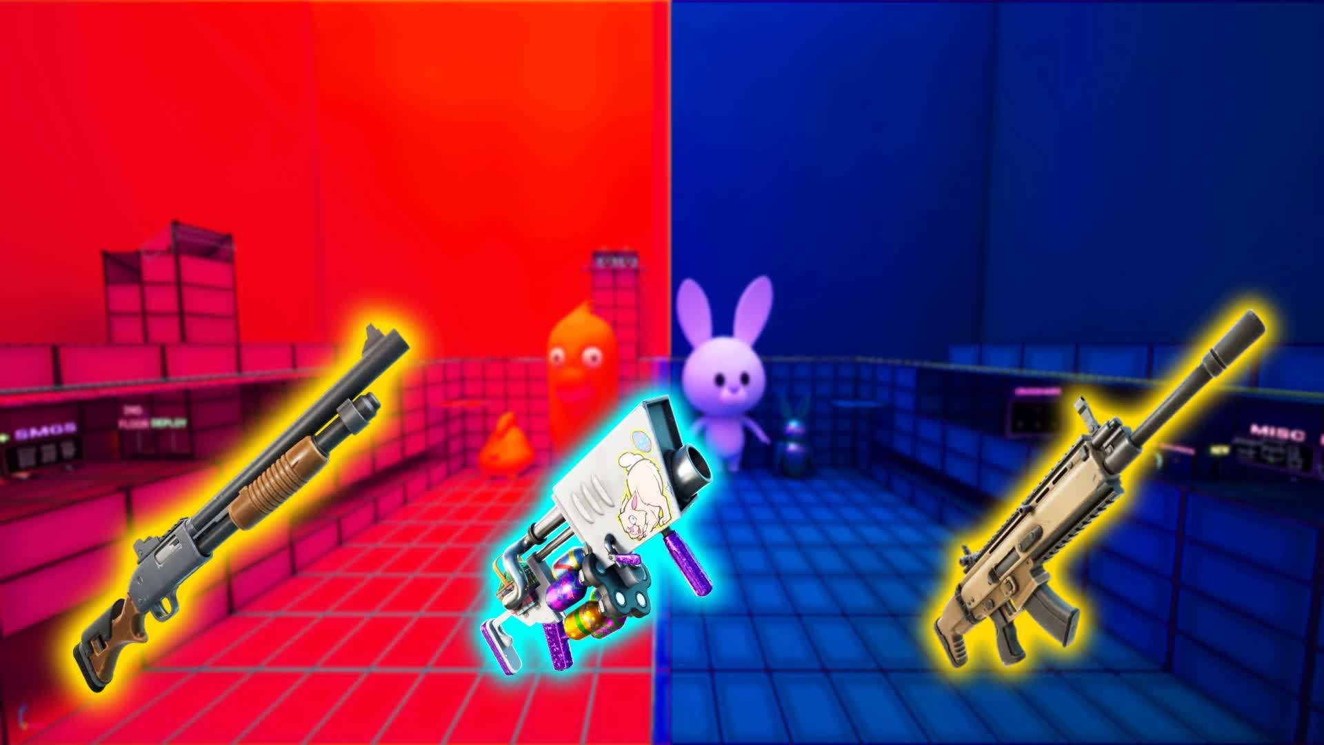 🐇EASTER RED VS BLUE🐤 [ gibby ] – Fortnite Creative Map Code