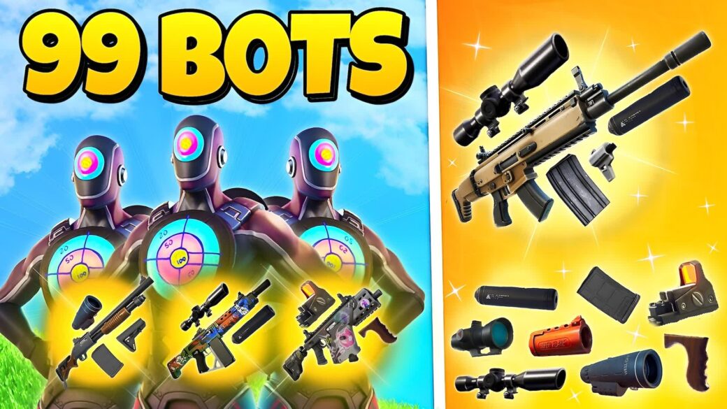 99 BOTS FFA [ wail ] – Fortnite Creative Map Code