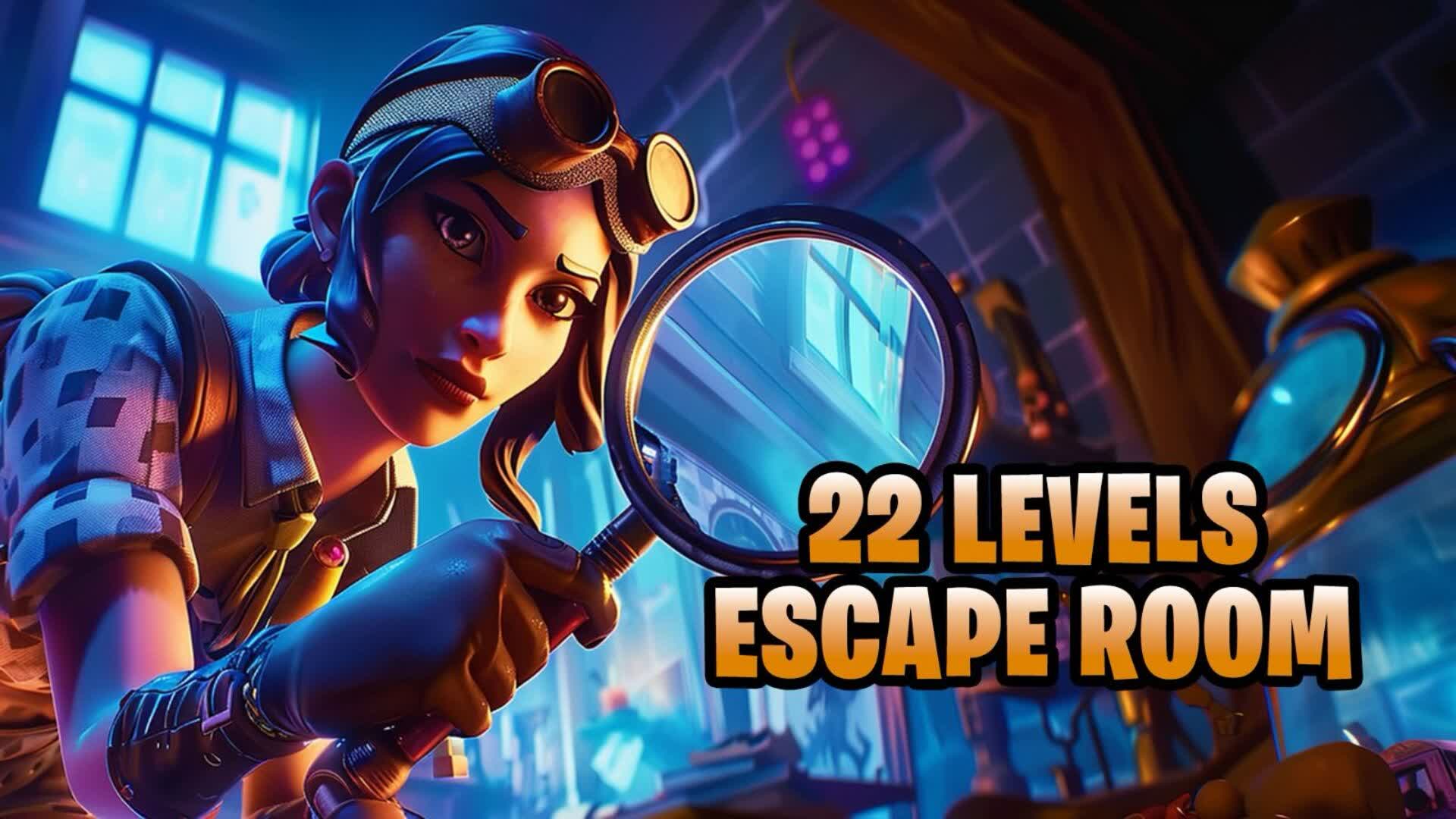 22 LEVEL IQ ESCAPE ROOM [ azulcreative ] – Fortnite Creative Map Code