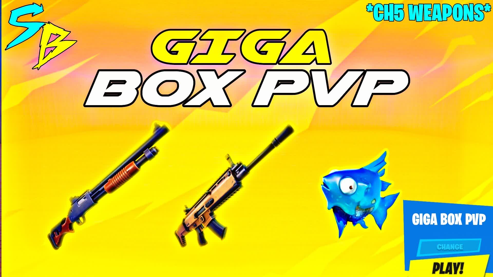 GIGA BOX PVP 📦 [ shbu ] – Fortnite Creative Map Code