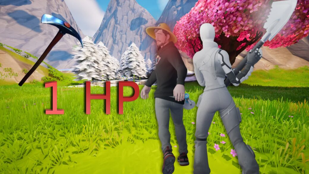 1 HP PICKAXE LAST STANDING [ tard ] – Fortnite Creative Map Code