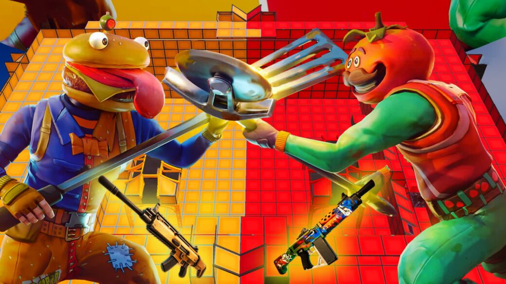 TOMATO RED 🔴VS ORANGE 🟠 [ sn94 ] – Fortnite Creative Map Code