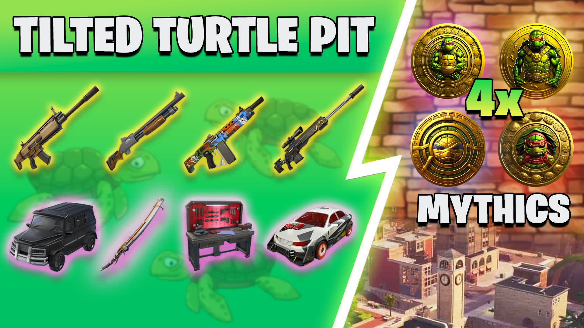 TILTED TURTLES PIT | INSTANT RESPAWN [ savenkodan ] – Fortnite Creative ...