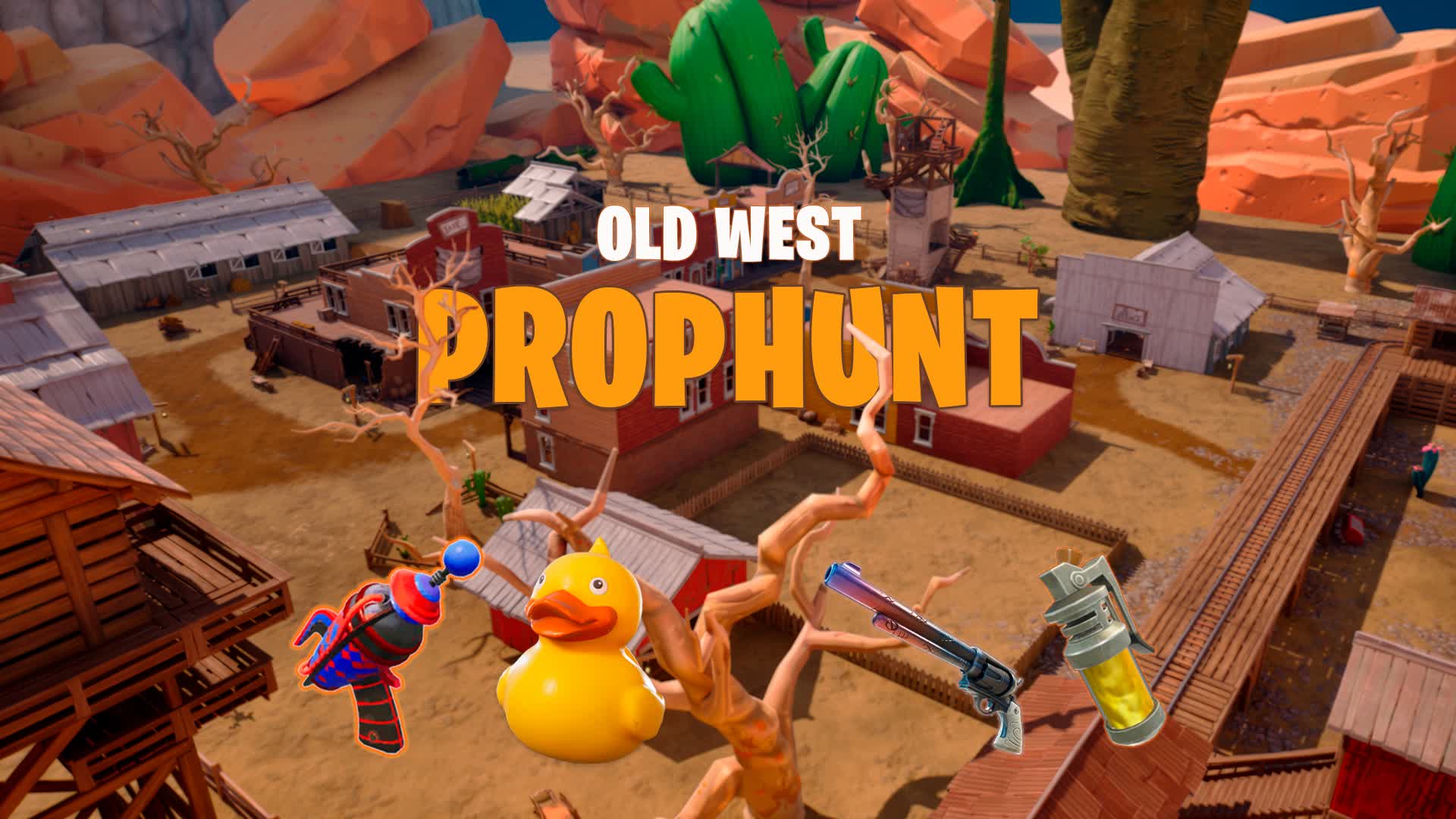 Old West Prop Hunt 🤠 [ stecser ] – Fortnite Creative Map Code