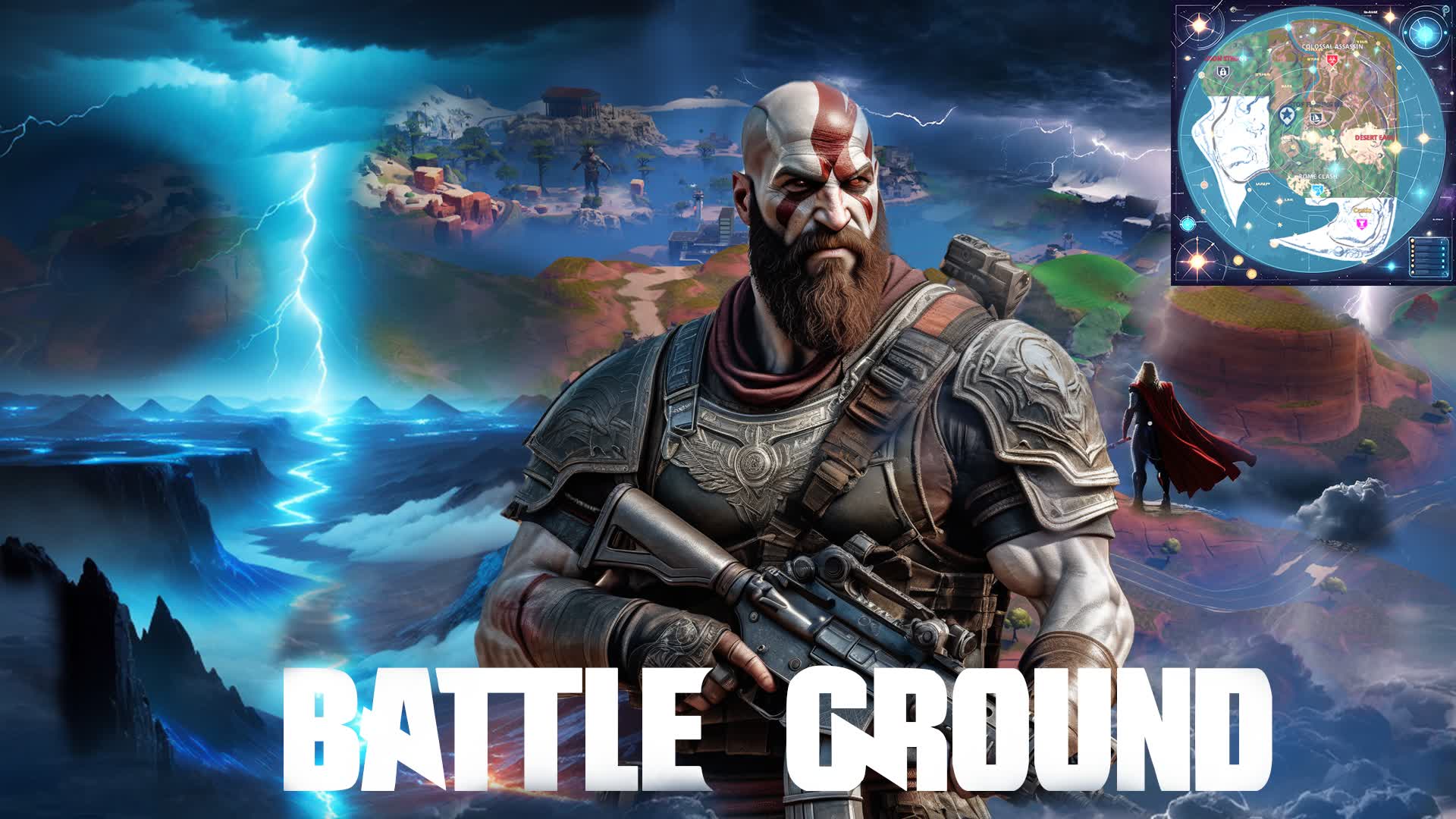 BATTLE GROUND [ ak-8652-1350-750 ] – Fortnite Creative Map Code