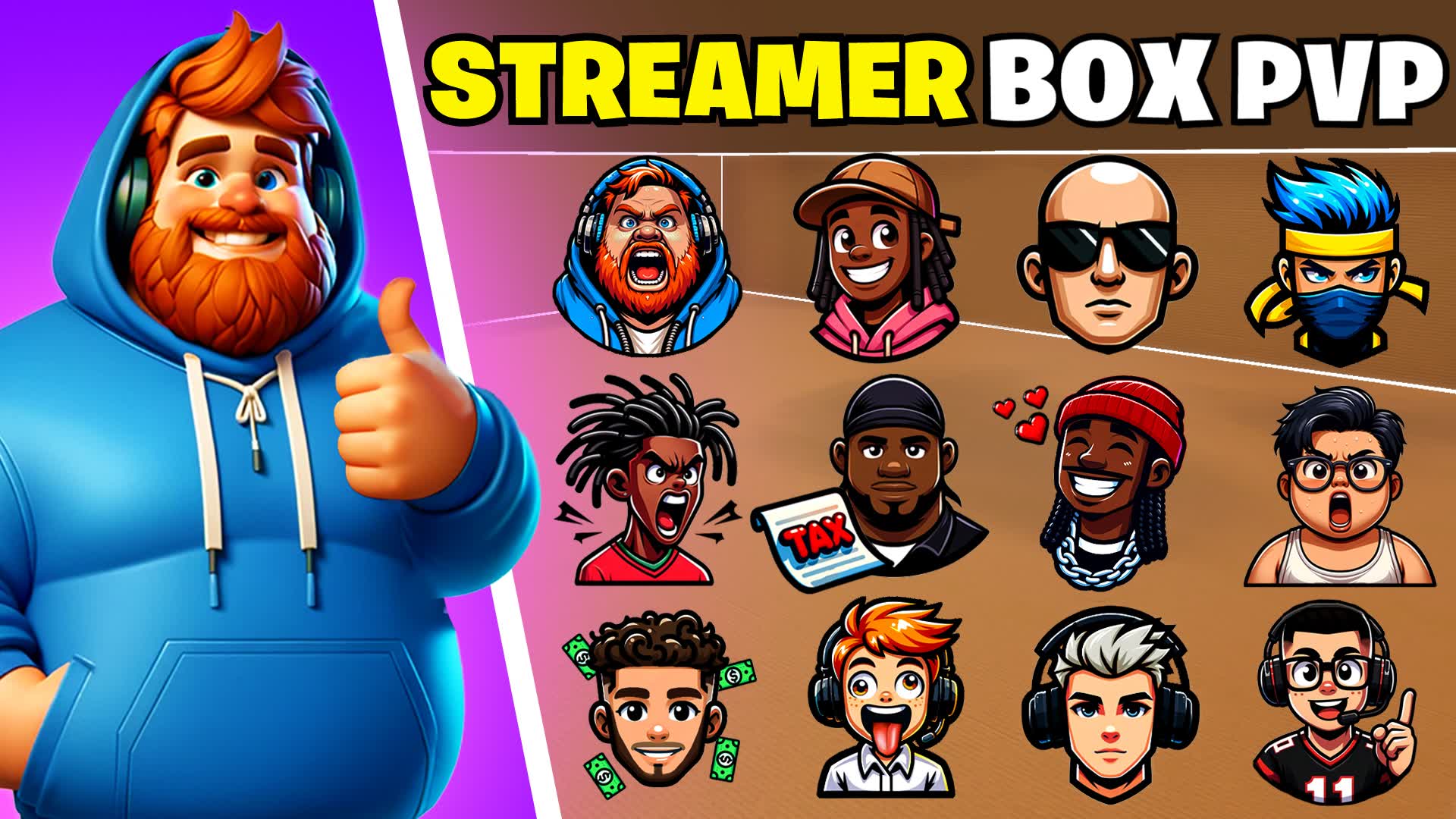 📷STREAMER BOX PVP📦 [ ccmaps ] – Fortnite Creative Map Code