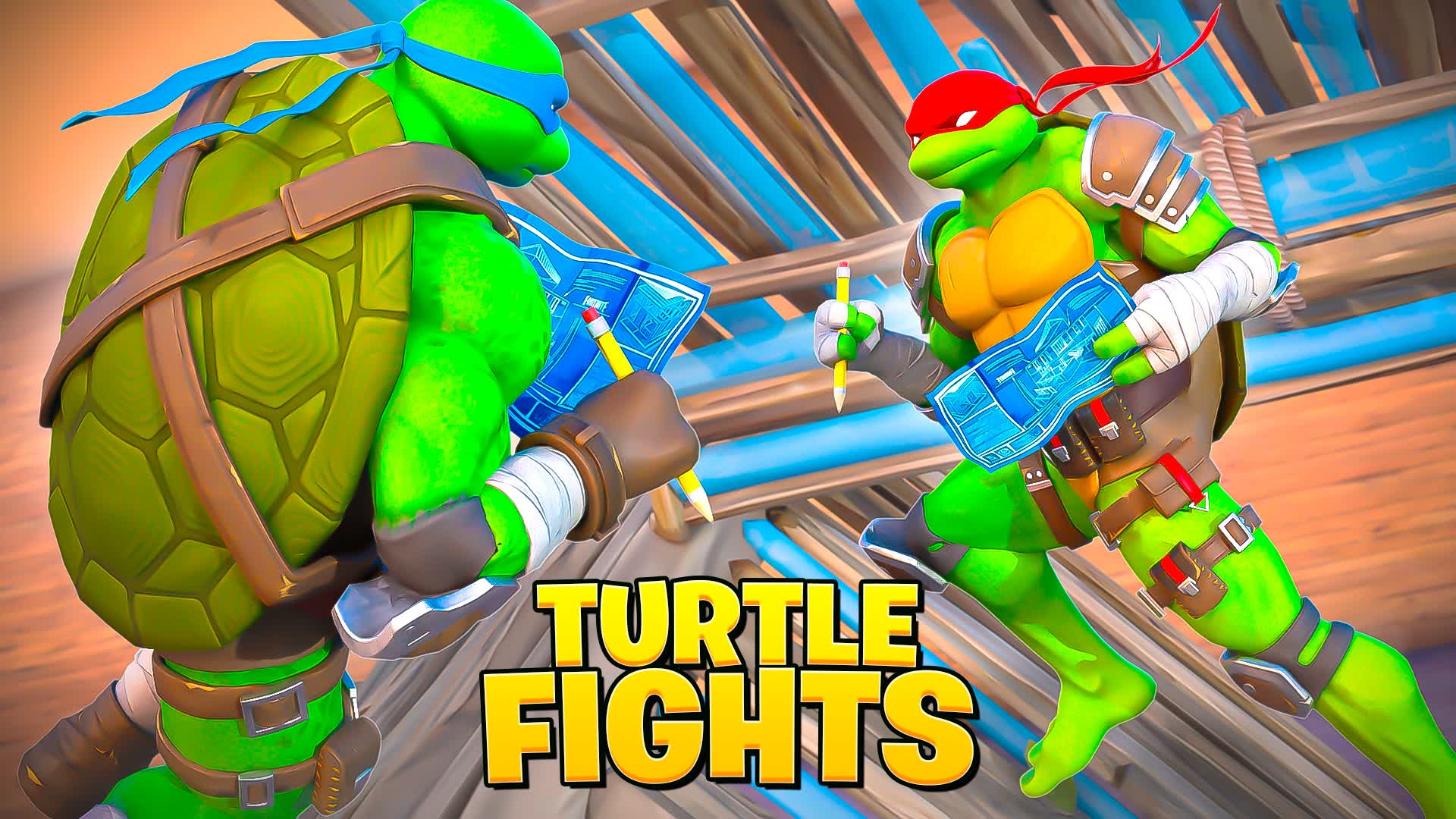 TURTLE FIGHTS FFA 📦 [ fredoxie ] – Fortnite Creative Map Code