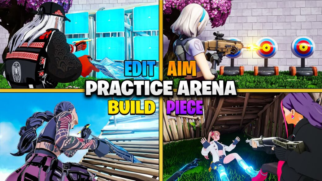 PRACTICE ARENA📝EDIT🎯AIM🧩Piece [ ngfalpha ] – Fortnite Creative Map Code