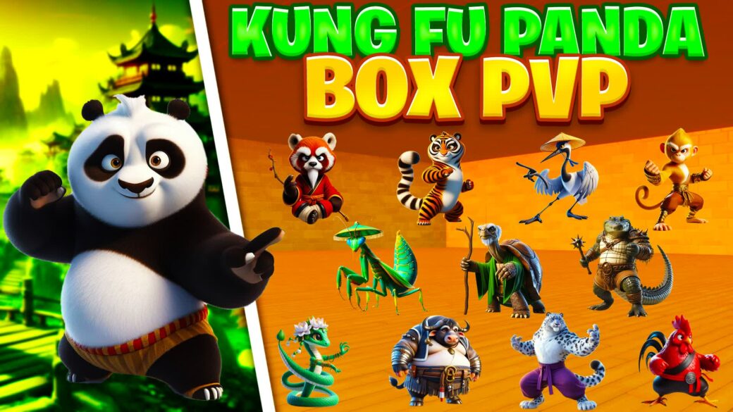 KUNG FU PANDA 🐼 BOX PVP 📦 [ aveman ] – Fortnite Creative Map Code